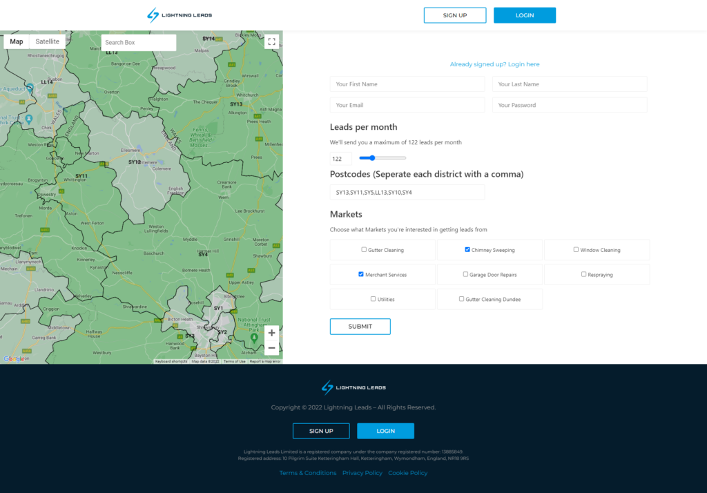 Lightning Leads - Pagecode